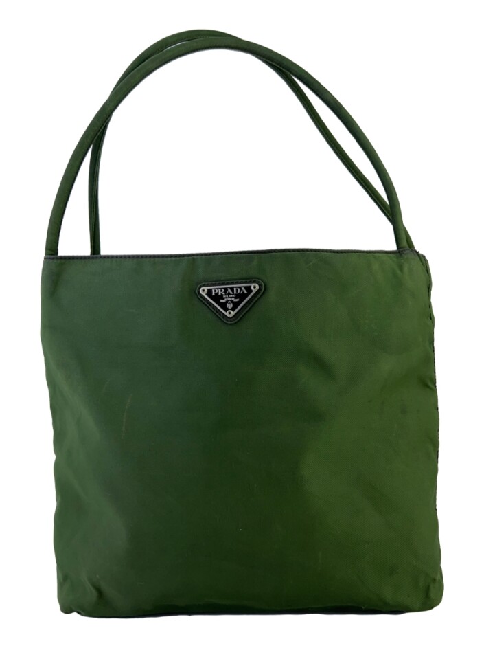 Bolsa Prada Nylon Verde Original - | Etiqueta Única