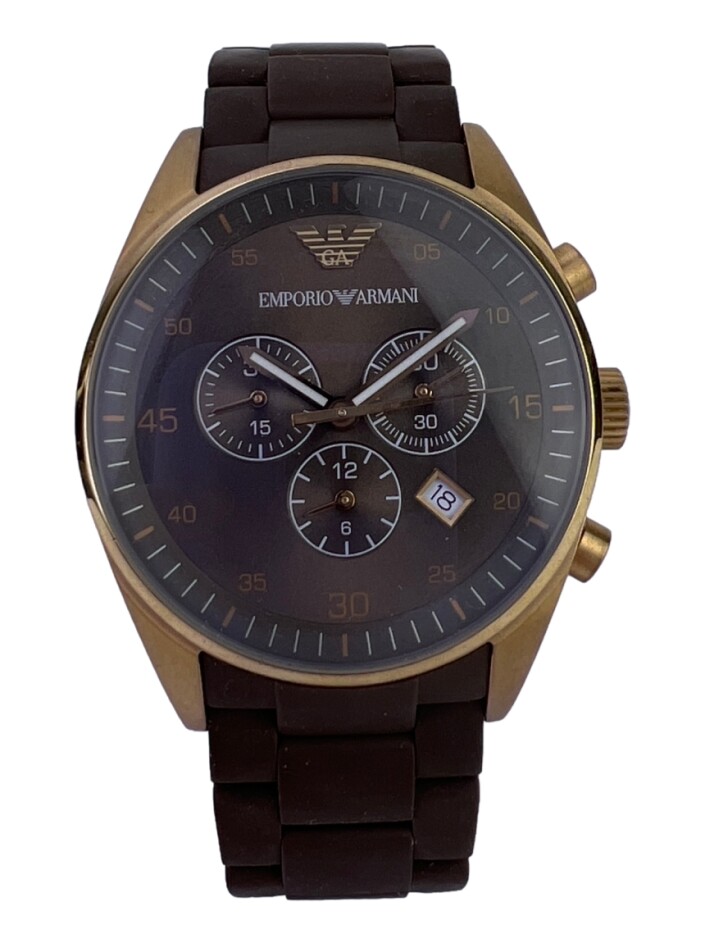 Relógio Emporio Armani AR5890 Marrom Original - ZHL2 | Etiqueta Única