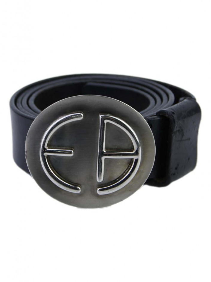 Cinto Emporio Armani Couro Preto - ANA9 Original | Etiqueta Única
