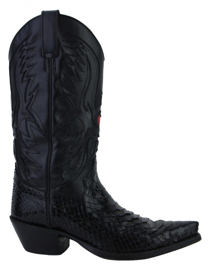 Bota Tony Mora Python Preto - RHW4 Original | Etiqueta Única