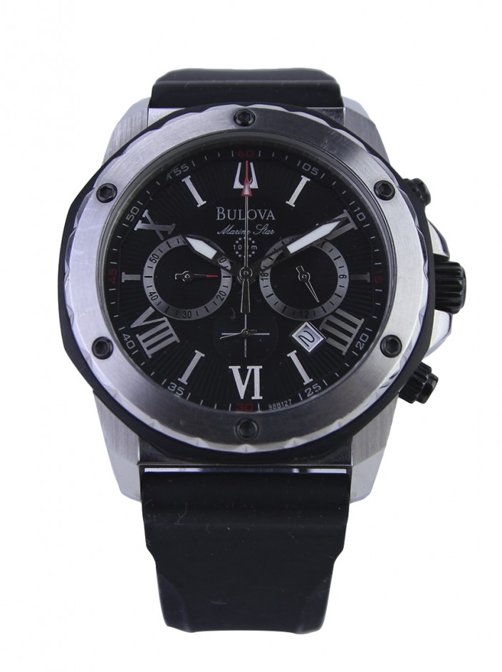 Relógio Bulova Marine Star Chronograph 98B127 Original - SCS24 ...