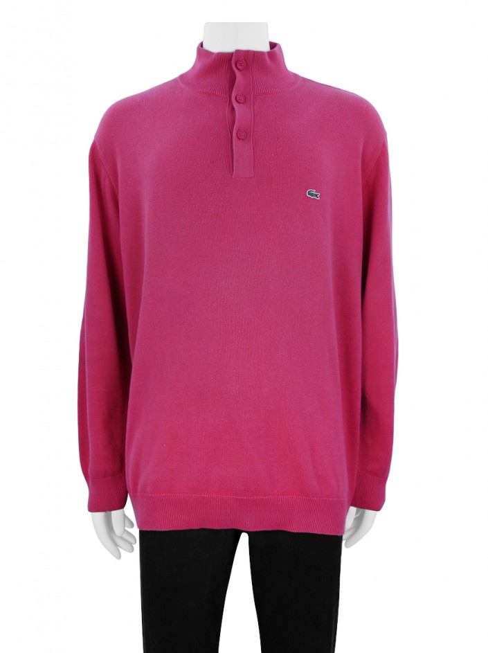 Suéter Lacoste Goiaba Masculino - GNM238 Original | Etiqueta Única