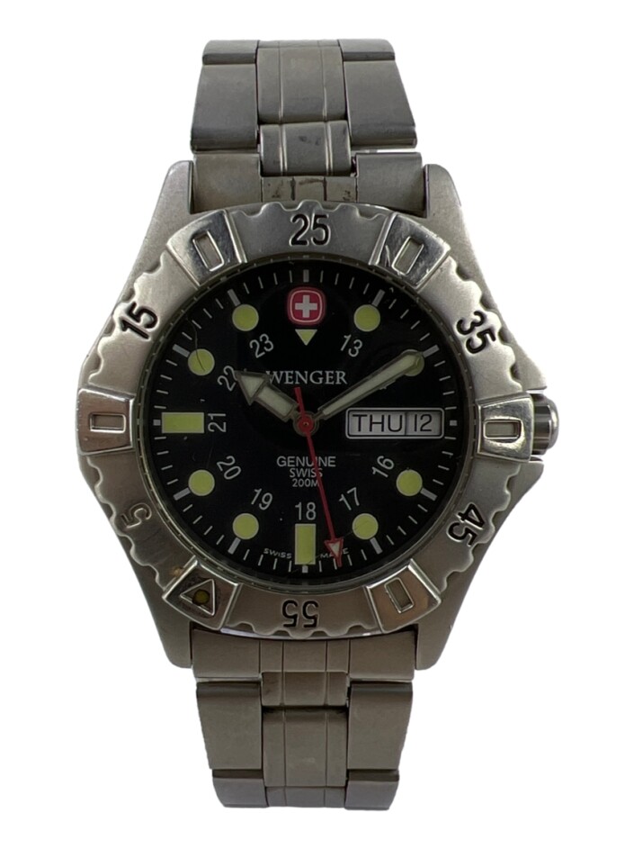 Relógio Wenger Swinss 200m Prateado - GOA58 Original | Etiqueta Única