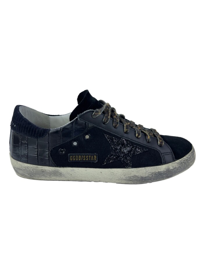 Tênis Golden Goose Deluxe Brand Tecido Preto - MDQ107 Original ...