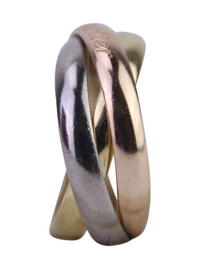 Anel Cartier Trinity Classic Original - AAKZ1 | Etiqueta Única