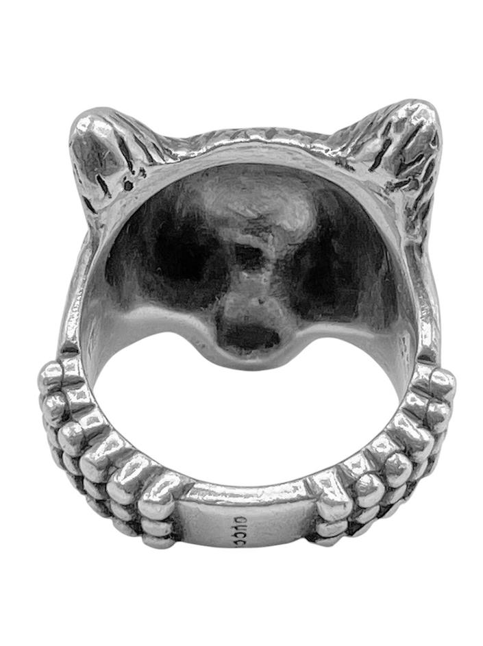 Anel Gucci Anger Forest Wolf Prata - CYVQ1 Original | Etiqueta Única
