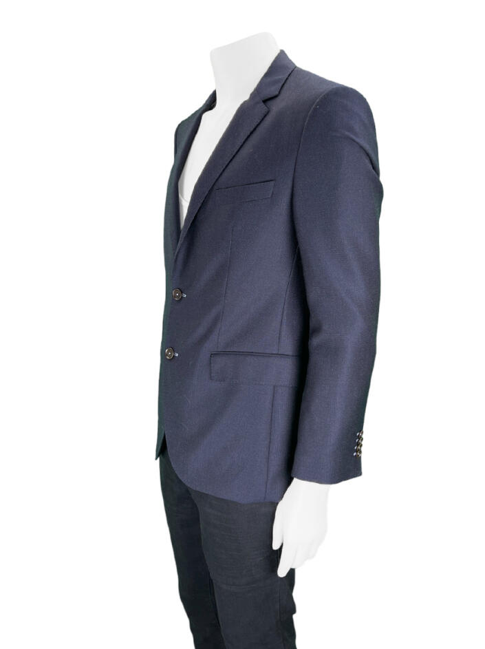 Blazer Hugo Boss Lã Azul - CHXJ3 Original | Etiqueta Única