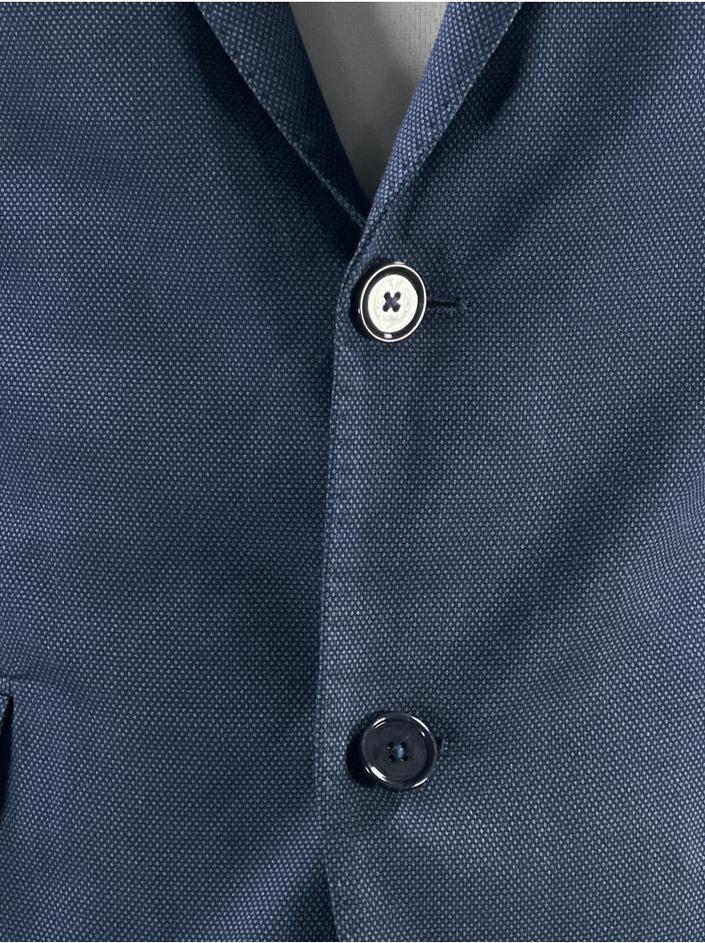 Blazer Zara Tecido Azul - CVLY123 Original | Etiqueta Única