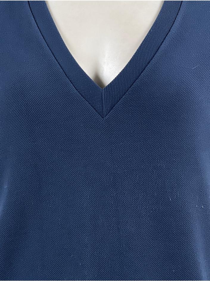 Blusa Le Lis Blanc Tecido Azul - DAHM104 Original | Etiqueta Única