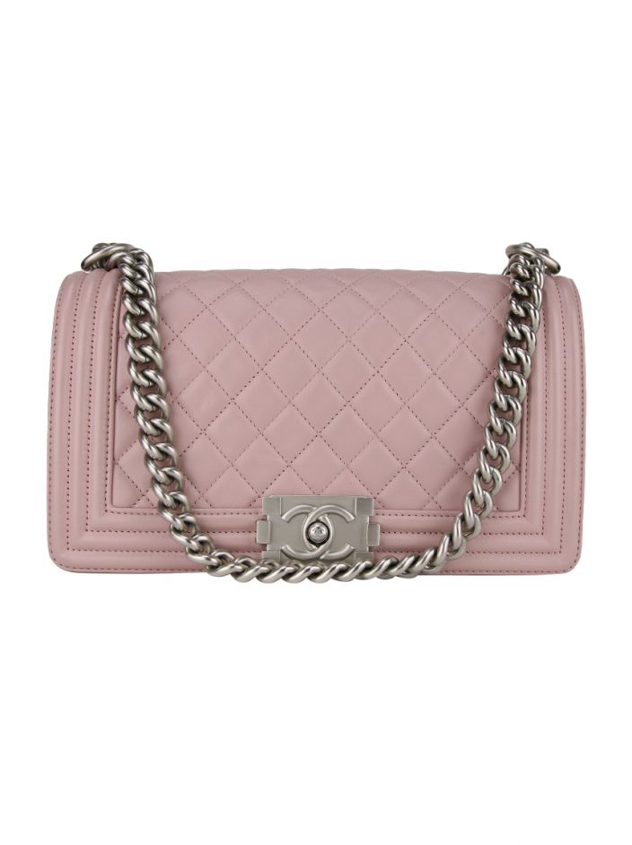 Bolsa Chanel Boy Rosa Original - EHX2 | Etiqueta Única