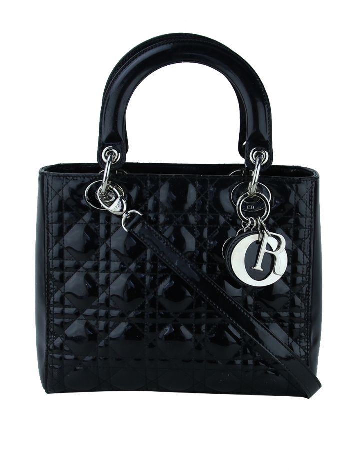 Bolsa Christian Dior Lady Dior Preta - IEJ2 Original | Etiqueta Única