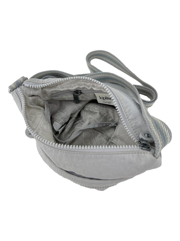 Bolsa com Alça Kipling Arto Small Cinza - AHAS2 Original | Etiqueta Única