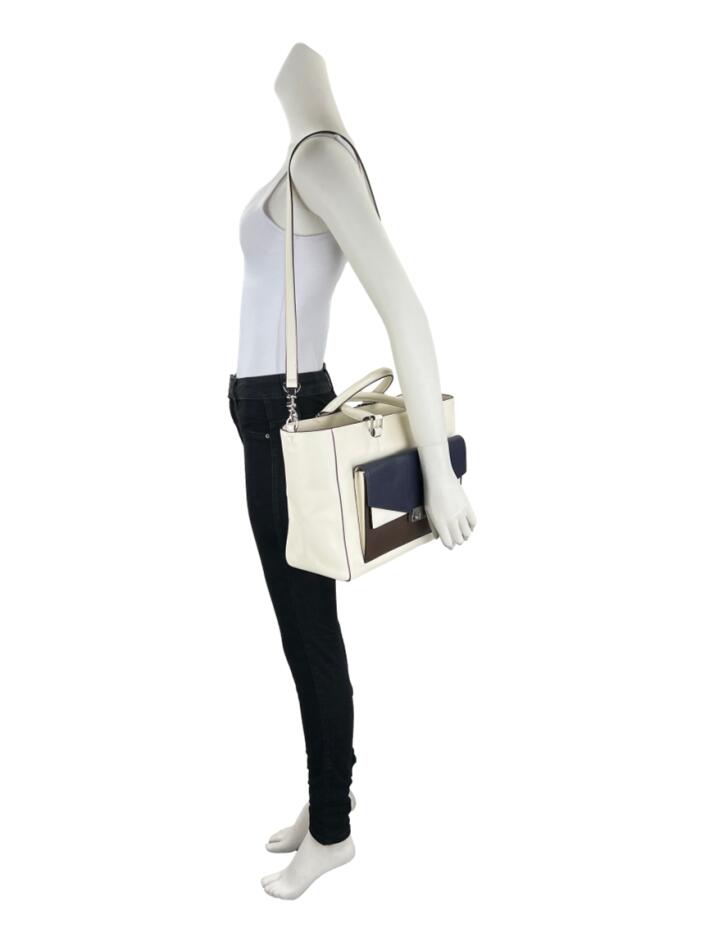 Bolsa com Alça Tory Burch T-Lock Couro Colorblock - BEU125 Original ...