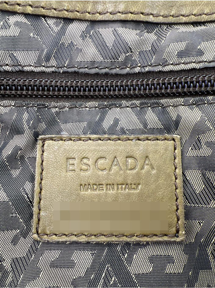 Bolsa Hobo Escada Flap Taupe - RG131 Original | Etiqueta Única