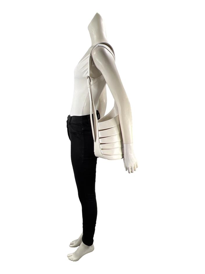 Bolsa Tiracolo Alaia Babel Branco - ADV593 Original | Etiqueta Única