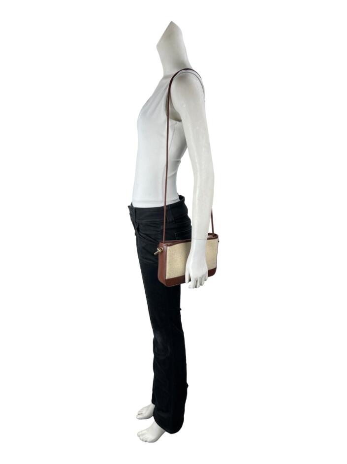 Bolsa Tiracolo A.P.C. Helene Canvas Marrom - JGL63 Original | Etiqueta ...