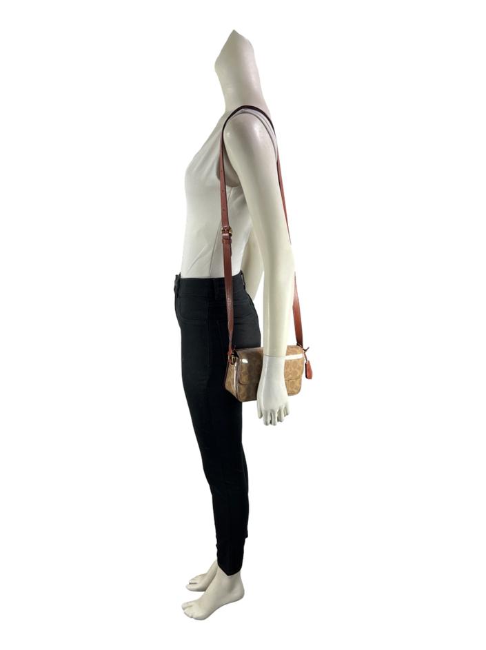 Bolsa Tiracolo Coach Studio Signature Marrom - BUO14 Original ...
