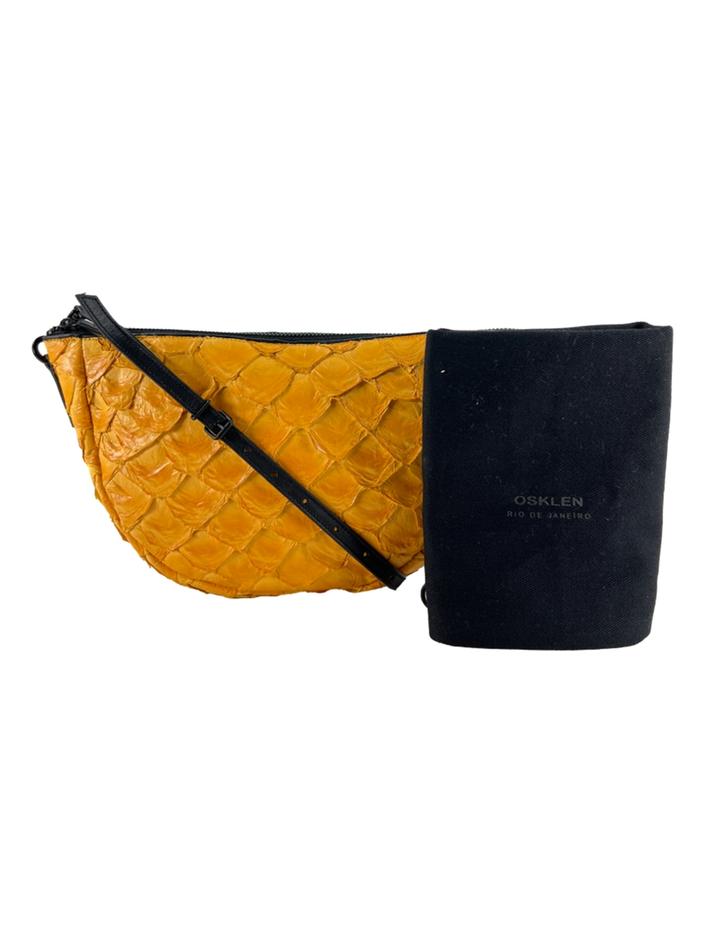 Bolsa Tiracolo Osklen Andiroba Mini Pirarucu Amarela - BJVX57 Original ...