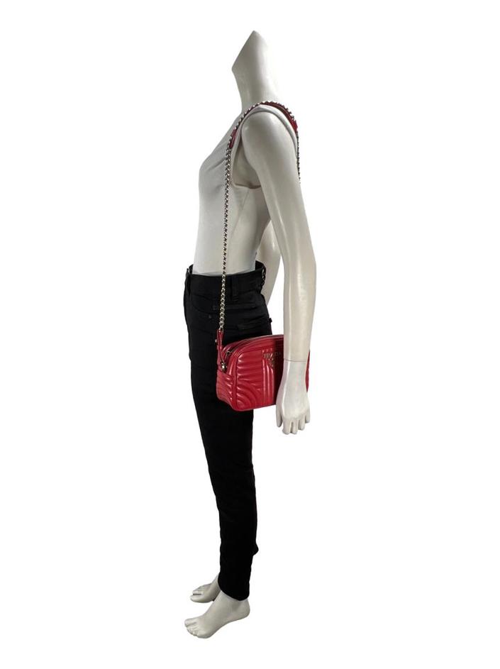 Bolsa Tiracolo Prada Camera Diagramme Vermelha - NYM12 Original ...