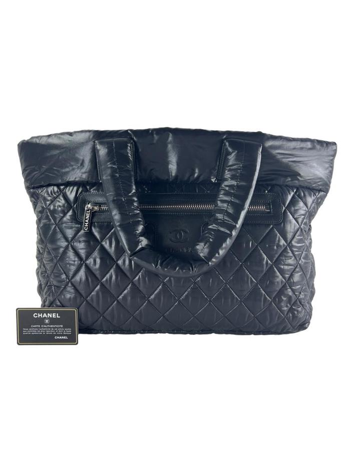 Bolsa Tote Chanel Coco Cocoon Puffer Preto - CBZP725 Original ...
