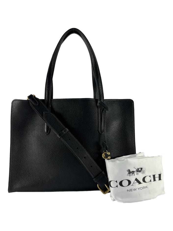 Bolsa Tote Coach Carter Carryall Preta - CMUD1 Original | Etiqueta Única