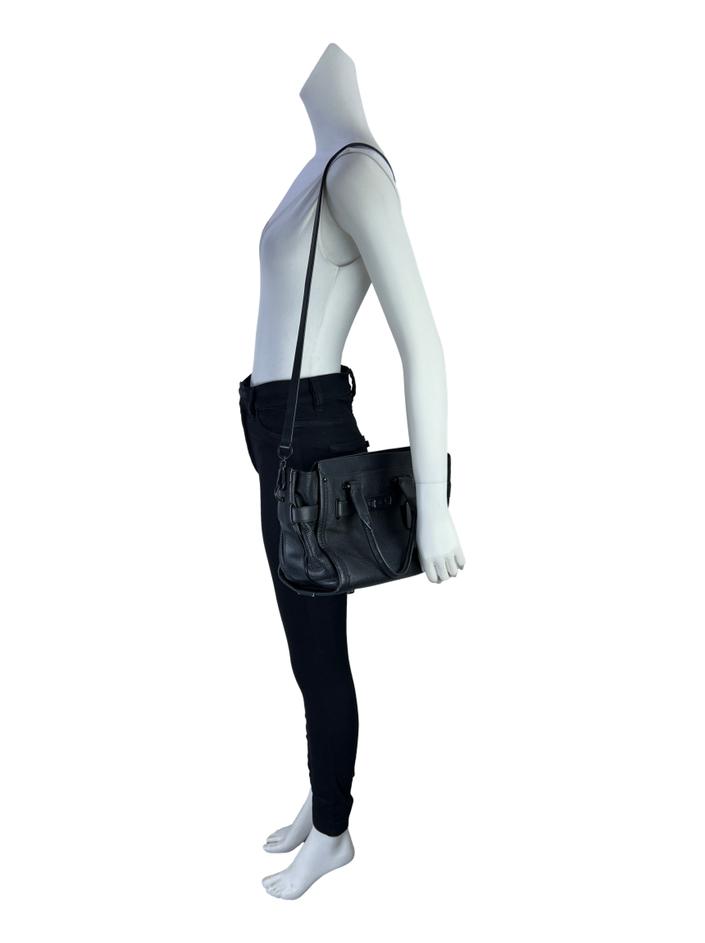 Bolsa Tote Coach Swagger Preta - CONU10 Original | Etiqueta Única