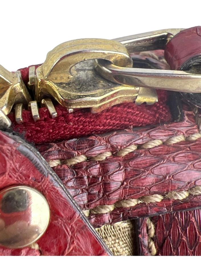 Bolsa Tote Gucci Trophy Snakeskin Monograma - CMAB9 Original | Etiqueta ...