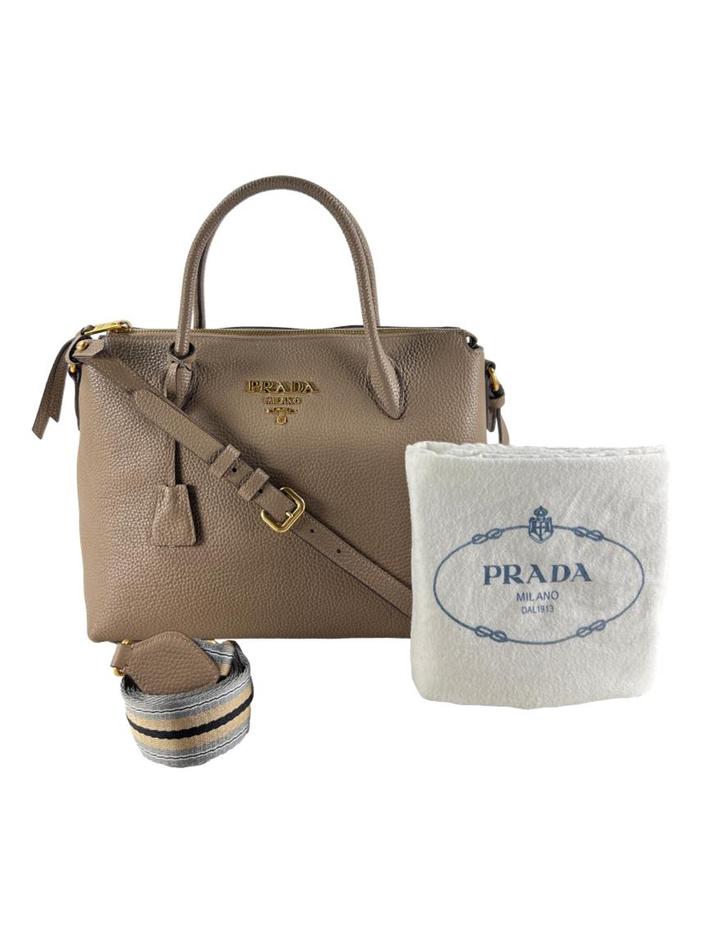Bolsa Tote Prada Vitello Daino Etoupe - DBXG3 Original | Etiqueta Única