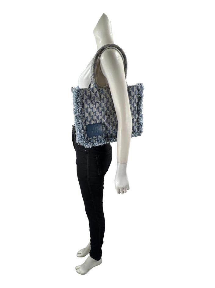 Bolsa Tote Sandro Tweed Azul - CVRN5 Original | Etiqueta Única