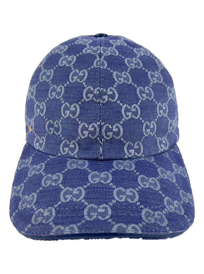 Boné Gucci New GG Baseball Azul - HII2097 Original | Etiqueta Única