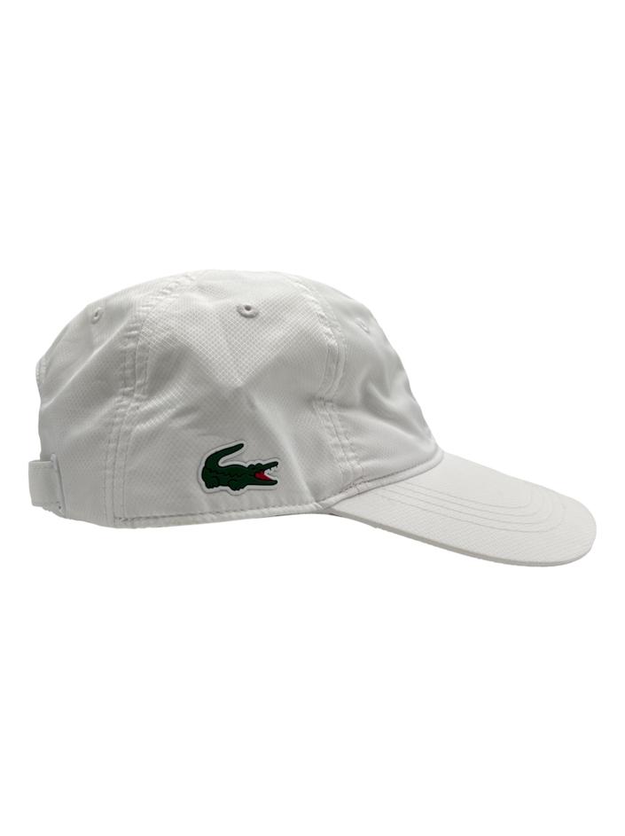 Boné Lacoste Logo Branco - CMSW222 Original | Etiqueta Única