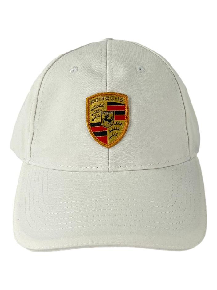 Boné Porsche Design Bordado Branco - AWH56 Original | Etiqueta Única
