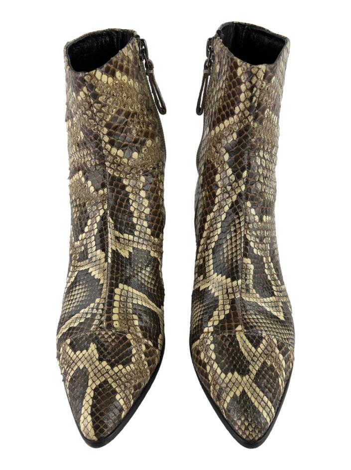 Bota Alexandre Birman Couro Python - BHLD437 Original | Etiqueta Única