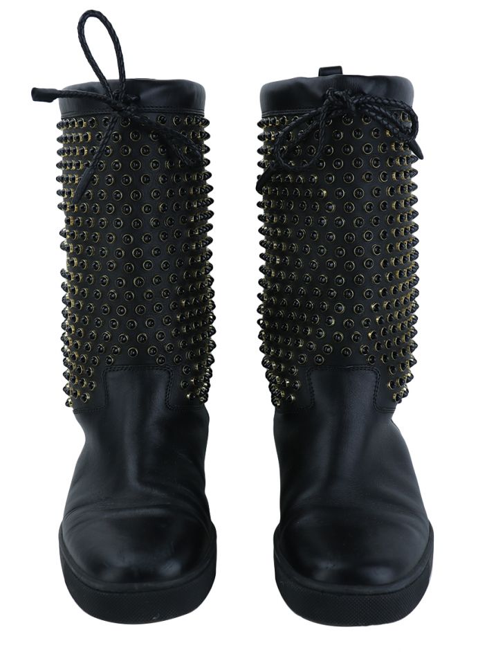 Bota Christian Louboutin Surlapony Preta - CSC597 Original | Etiqueta Única