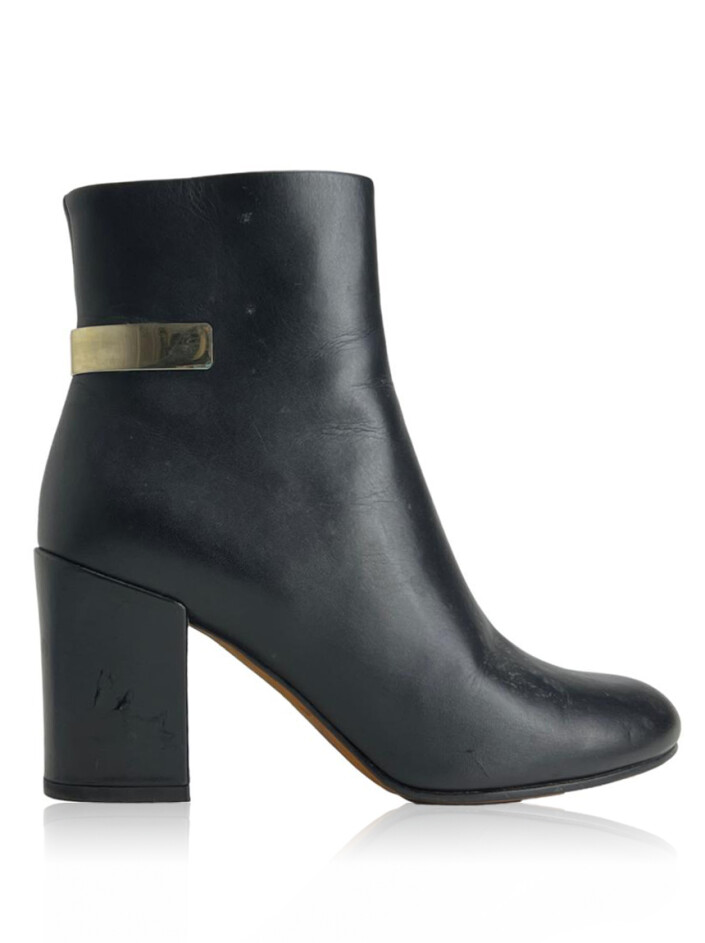 Bota Givenchy Couro Preta Original - AWU1131 | Etiqueta Única