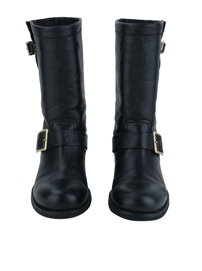 Bota Jimmy Biker Preta - JKS2 Original | Etiqueta Única