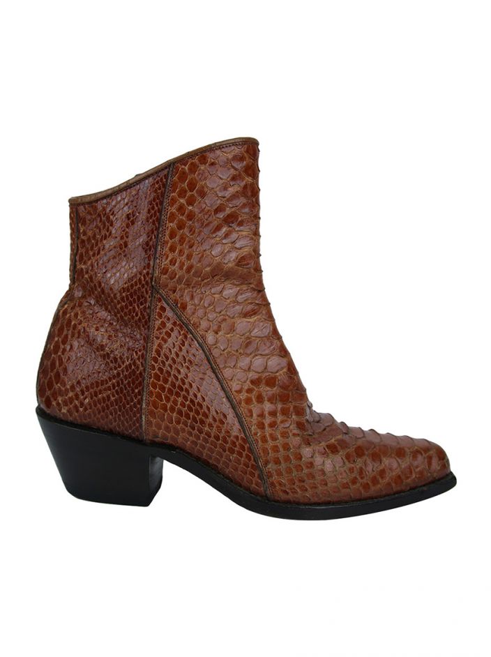 Bota Tony Mora Python Marrom Original - | Etiqueta Única
