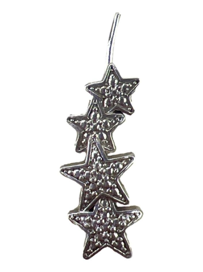 Brinco Vivara Life Ear Cuff Estrelas Prata - AGWJ2 Original | Etiqueta ...
