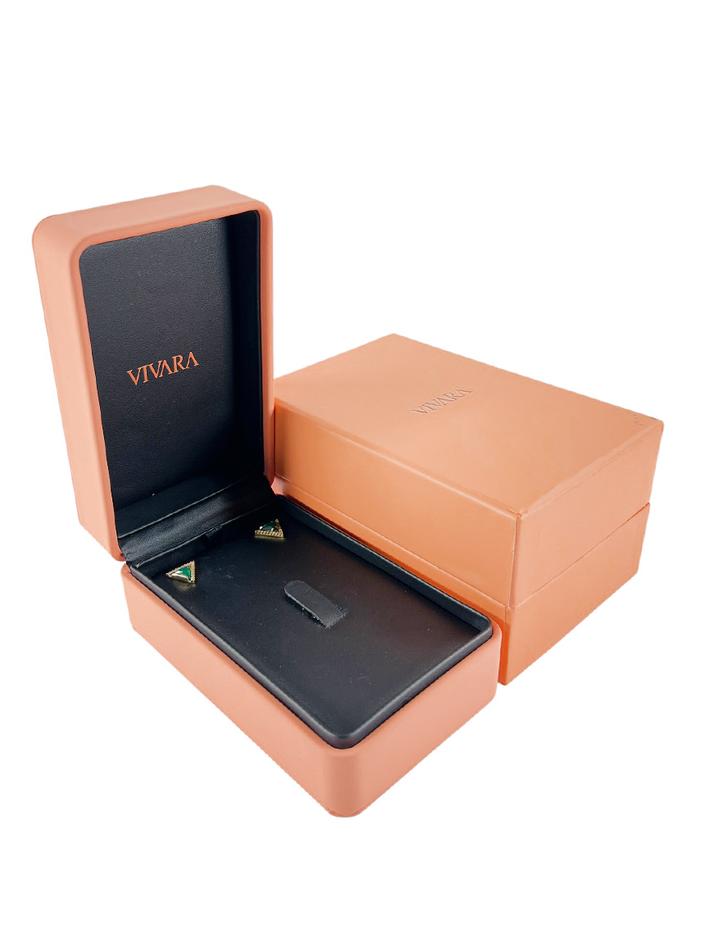 Brinco Vivara Ouro Ágata e Diamantes - CZHU3 Original | Etiqueta Única