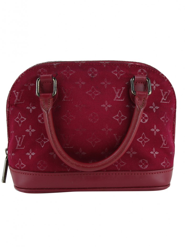 Bolsa Louis Vuitton Satin Mini Alma Rouge Original - IAK5 | Etiqueta Única