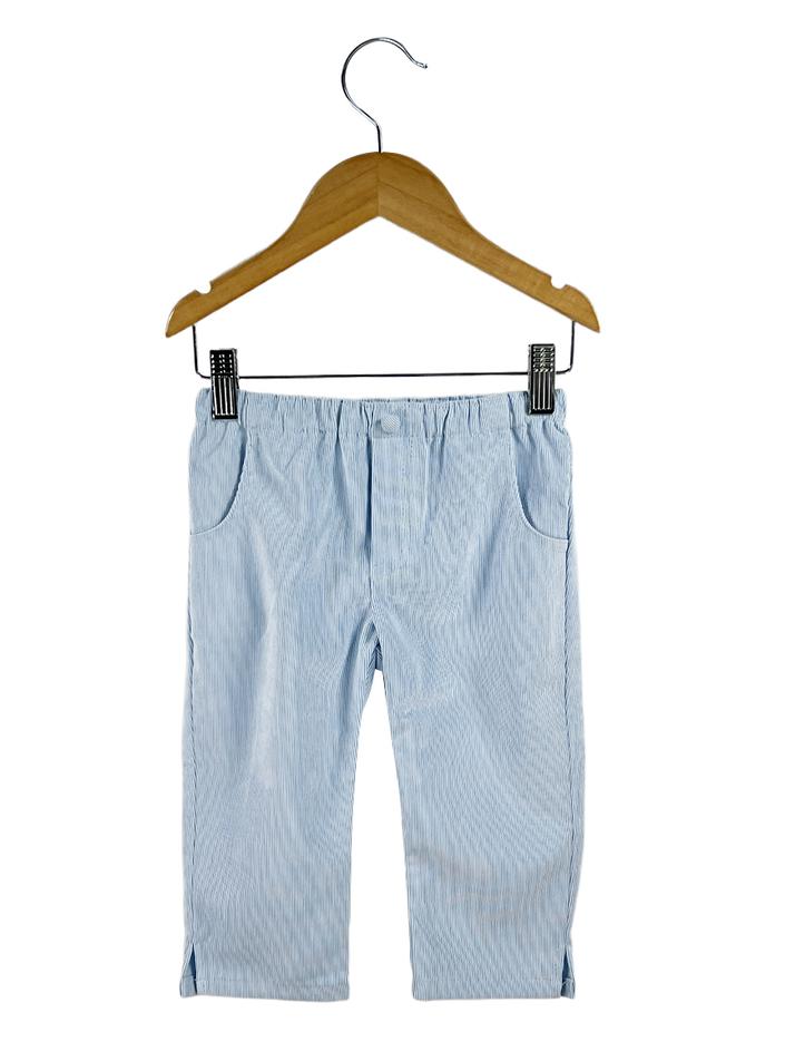 Calça Baroni Firenze VELUDO AZUL BEBE - CSPE326 Original | Etiqueta Única