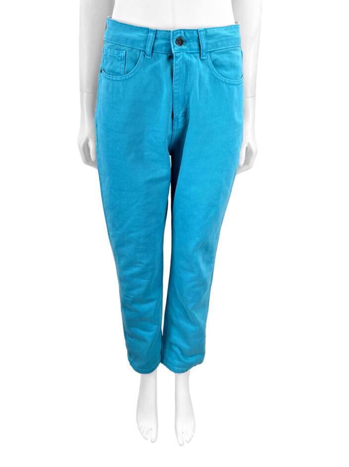 Calça Carol Bassi Reta Azul - LYM183 Original | Etiqueta Única