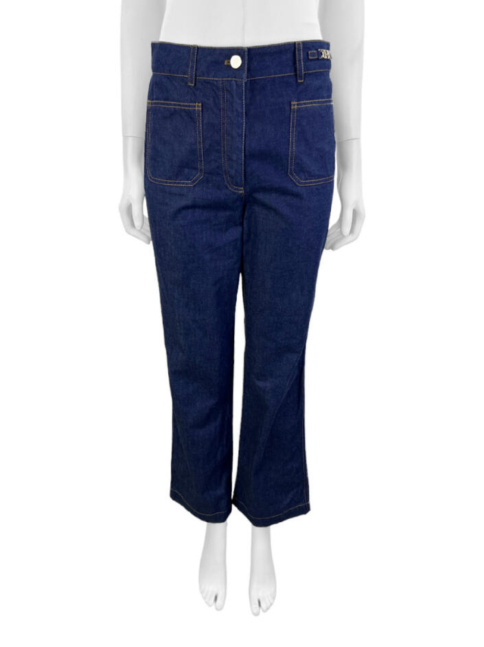 Calça Carolina Herrera Jeans Azul - MZM166 Original | Etiqueta Única