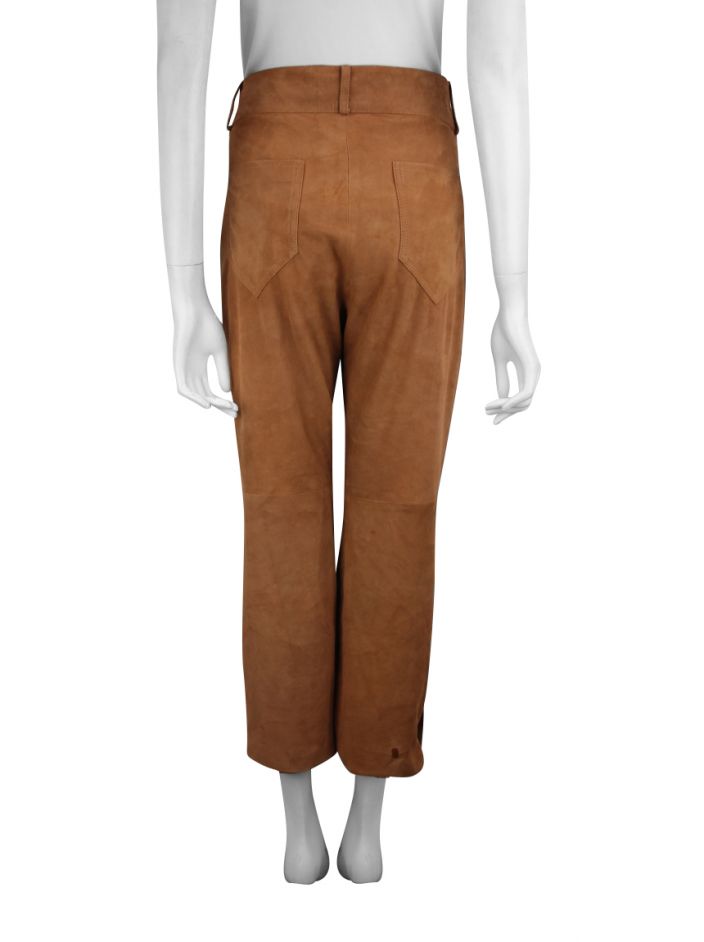 Calça Cris Barros Camurça Caramelo - BP652 Original | Etiqueta Única