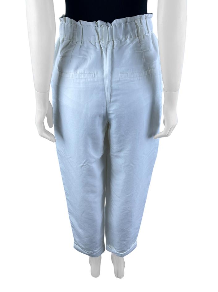 Calça Cris Barros Tecido Branco - BLU122 Original | Etiqueta Única