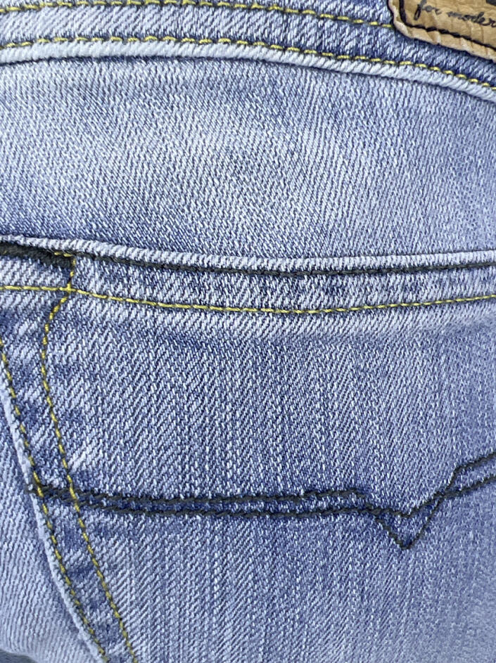 Calça Diesel Cherock Jeans Azul Claro - AHAV2 Original | Etiqueta Única