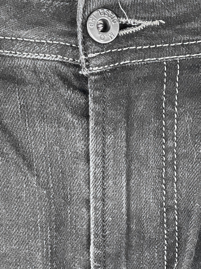 Calça Diesel Shioner Jeans Preta - BJUF75 Original | Etiqueta Única