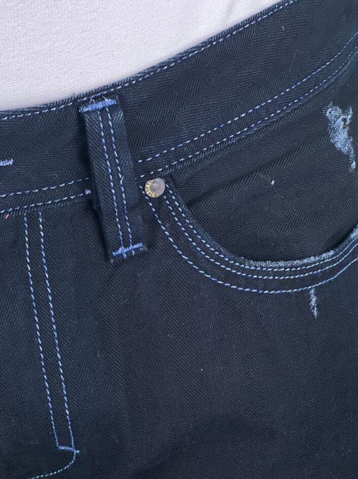 Calça Diesel Thanaz Azul - IPF21 Original | Etiqueta Única