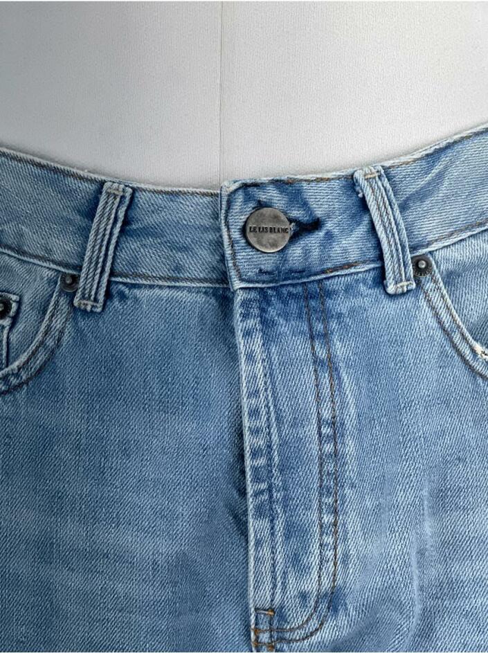 Calça Le Lis Blanc Tecido Azul - SPU87 Original | Etiqueta Única