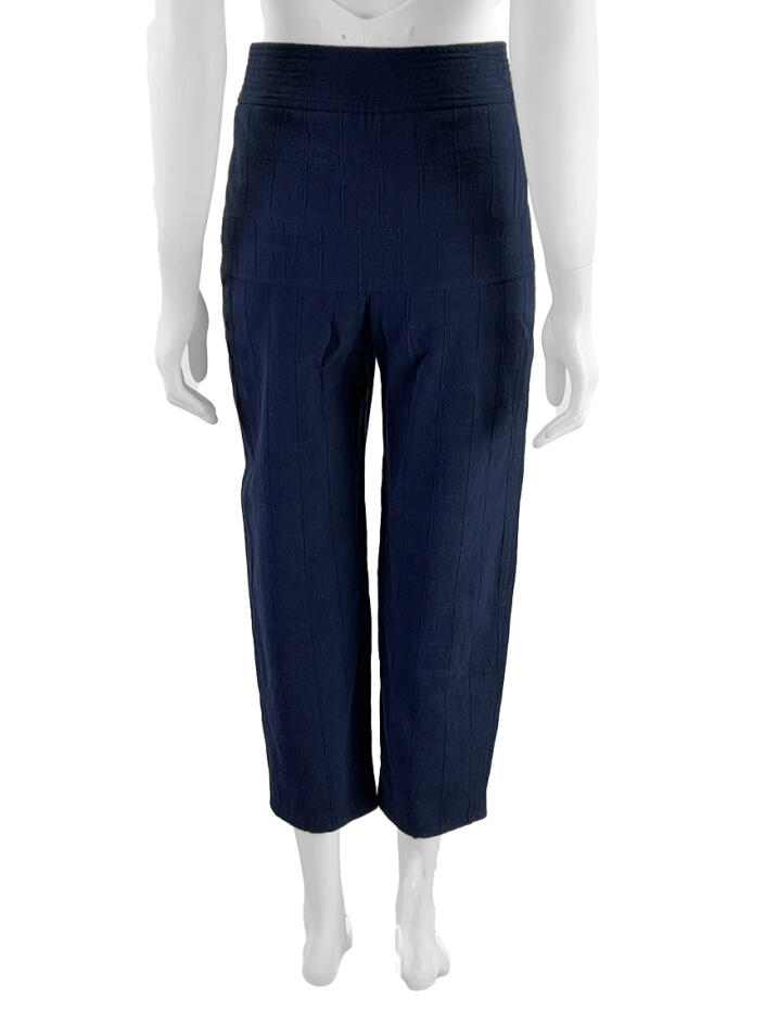 Calça Mixed Reta Azul - AZK153 Original | Etiqueta Única